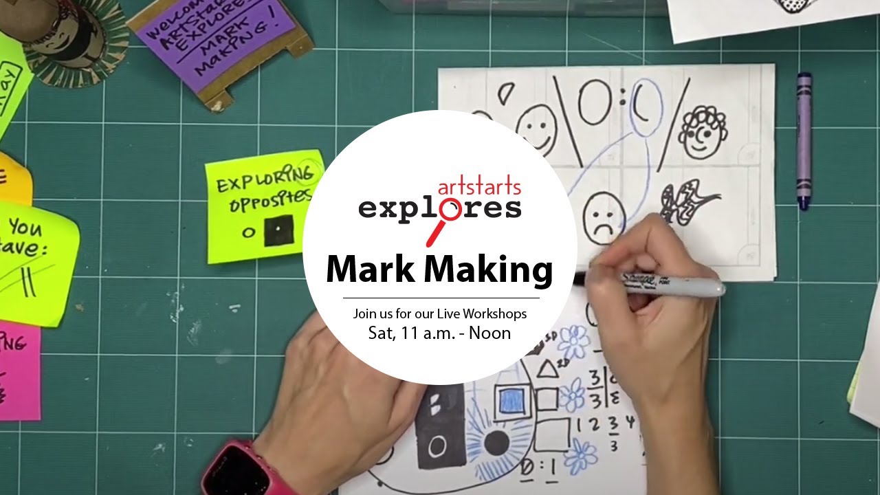 MARK MAKING Workshop 1 - Exploring Opposites (S02 E12 WS01) - YouTube