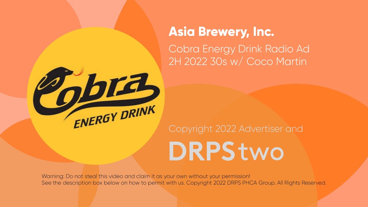 Cobra Energy Drink Radio Ad 2H 2022 30s with Coco Martin - YouTube