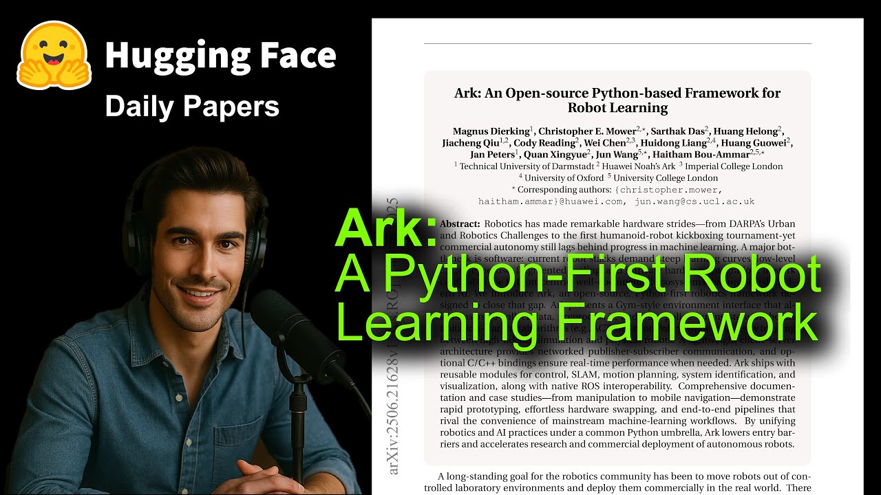 Ark: A Python-First Robot Learning Framework - YouTube
