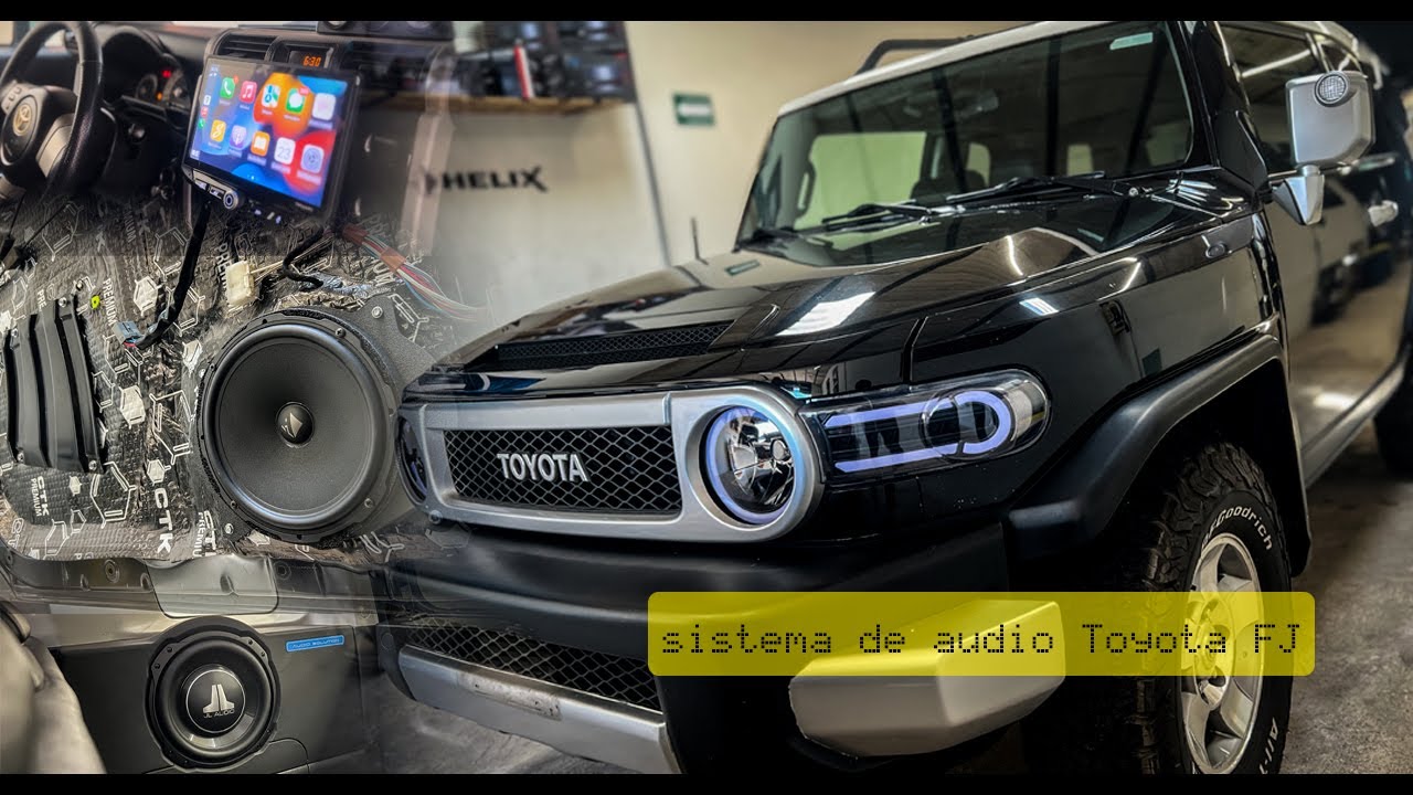 Toyota FJ Sistema de Audio - YouTube