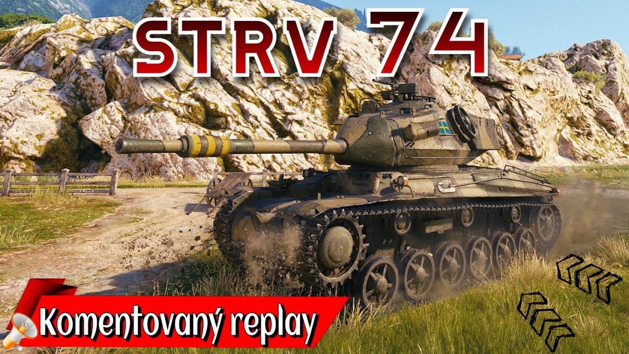 World of Tanks/ Komentovaný replay/ STRV 74 - YouTube