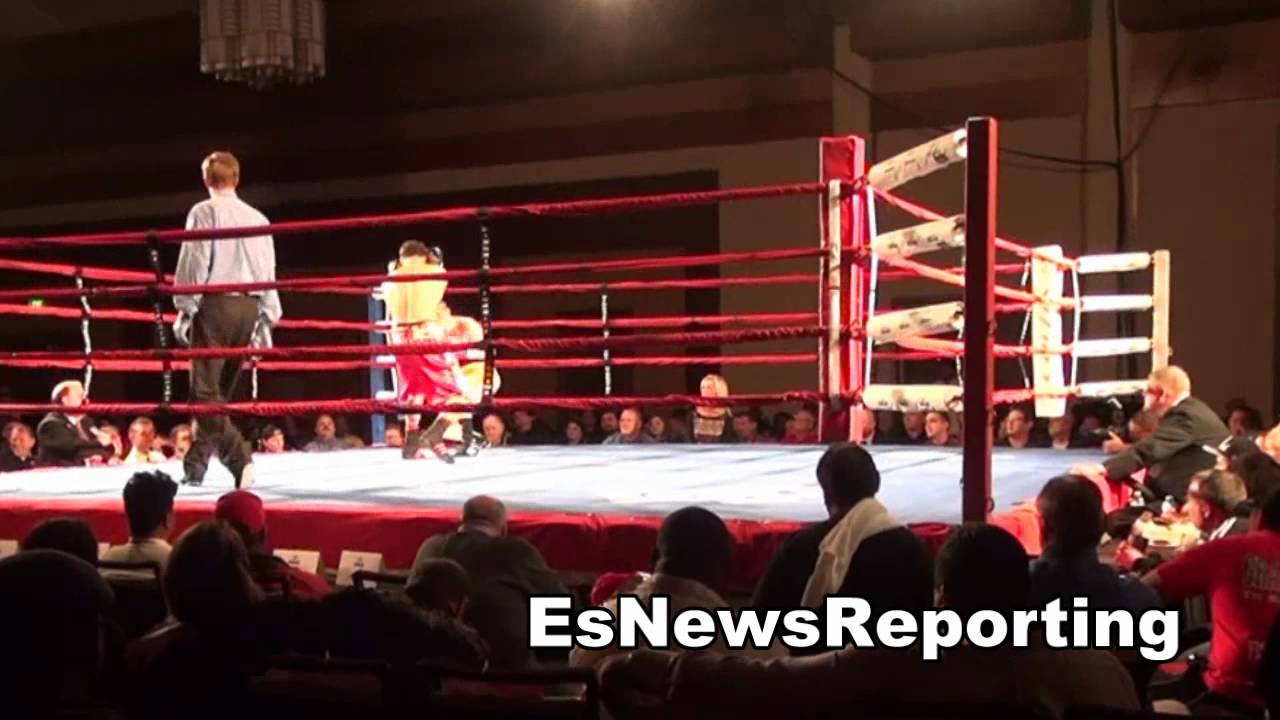 fight video eddie alicea ko win EsNews Boxing - YouTube