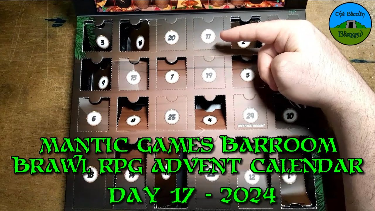 Mantic Games BarRoom Brawl RPG Advent Calendar Day 17 - 2024 - YouTube