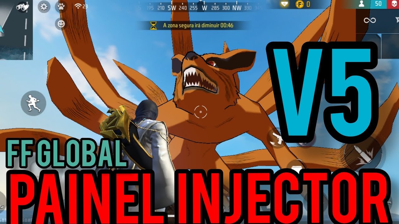 SAIUU!!😱 PAINEL INJECTOR V5 FREE FIRE GLOBAL 🇧🇷 💯% SAFE🇧🇷 - YouTube