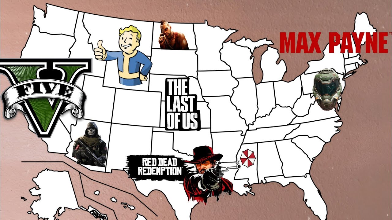 The Best Video Game From Every USA State Part 2 - YouTube