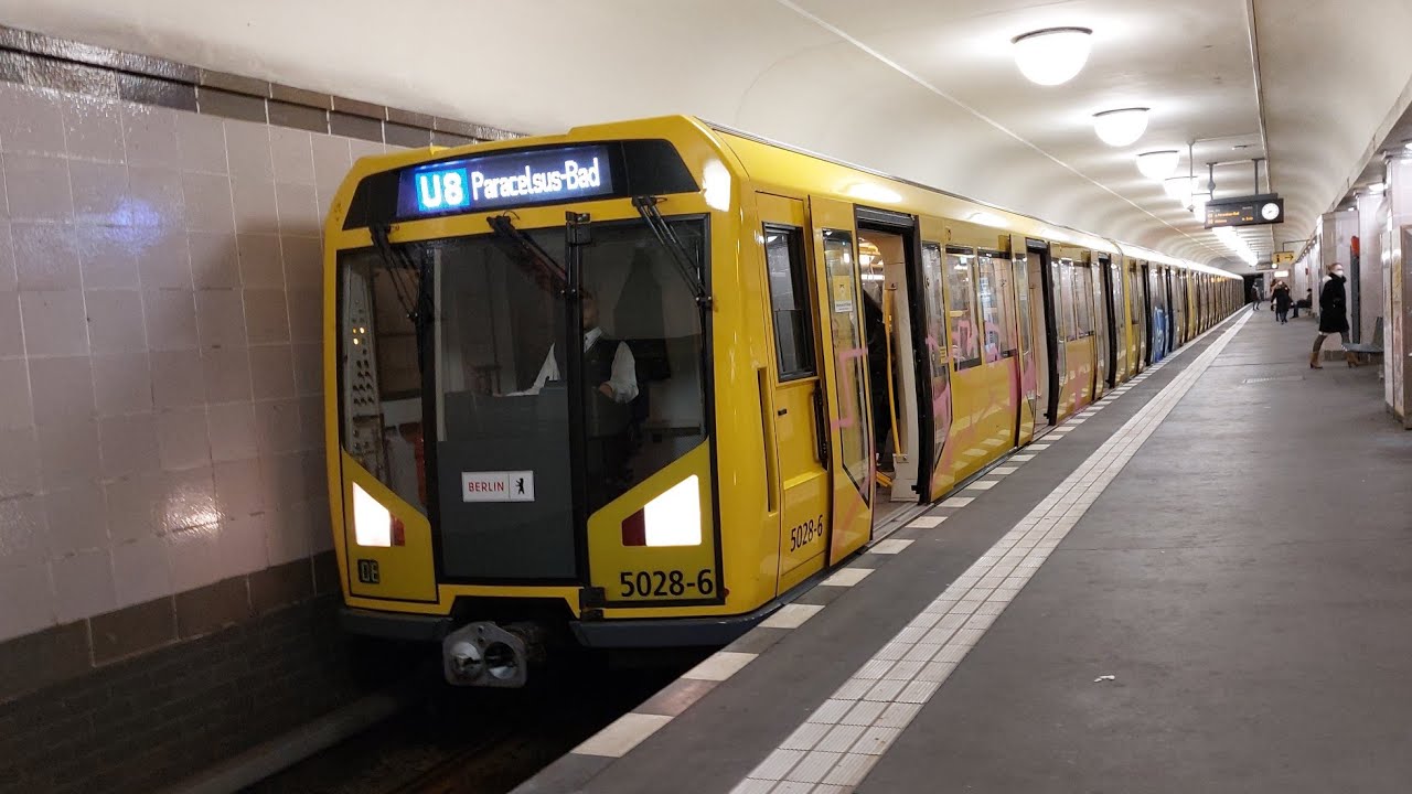 U-bahn Berlin U8 Heinrich Heine Straße - YouTube