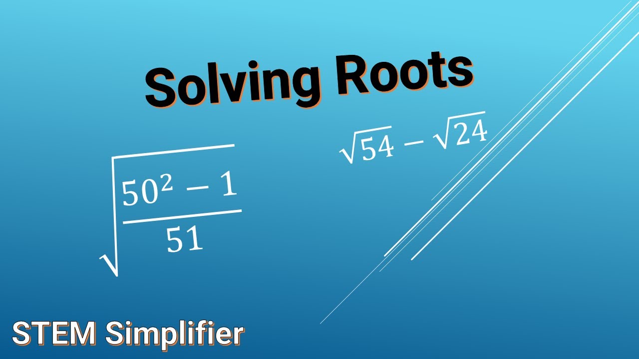 Simplifying square roots - YouTube