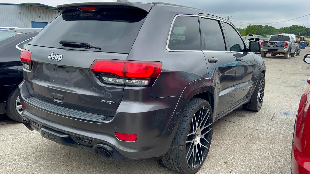 PLENTY OF CHEAP JEEP GRAND CHEROKEE TRACKHAWKS & SRT'S AT COPART & THE ...