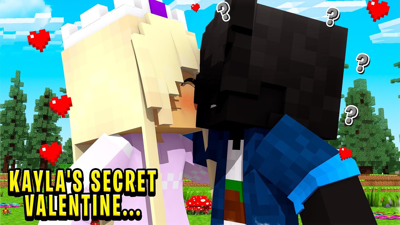 Princess Kayla's SECRET VALENTINES'S KISS... Minecraft - YouTube