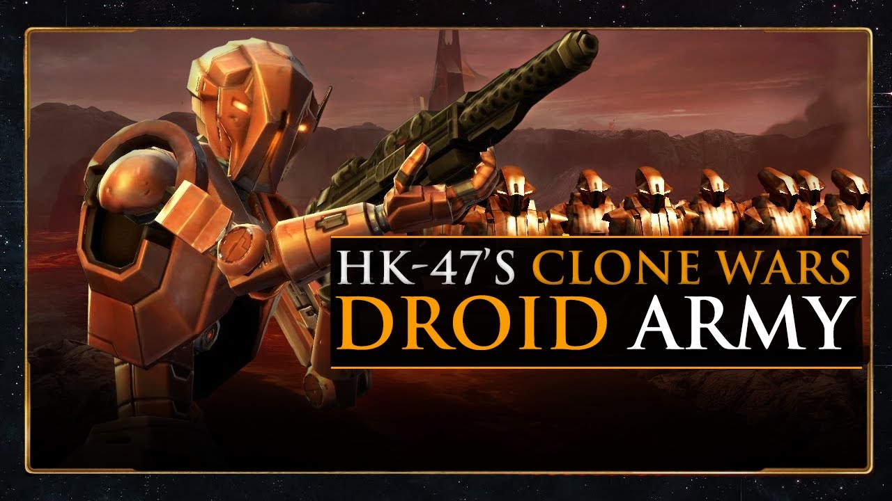 How HK-47 Appeared in THE CLONE WARS and Built a DROID ARMY! - YouTube
