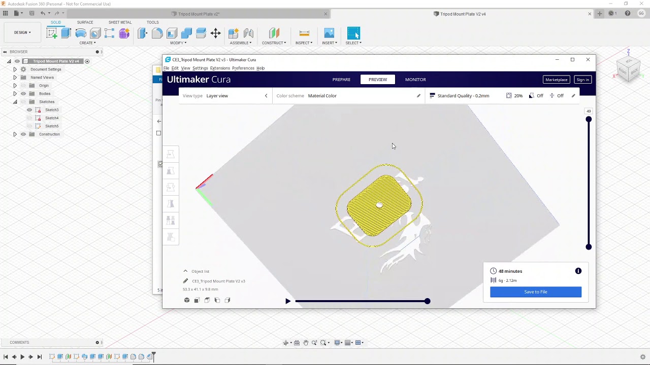 Export From Fusion 360 To Cura YouTube Export From Fusion 360 To Cura YouTube