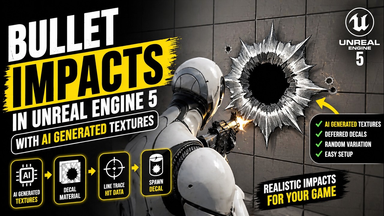 The Easiest Way to Create Bullet Hole Impacts in Unreal Engine With AI ...