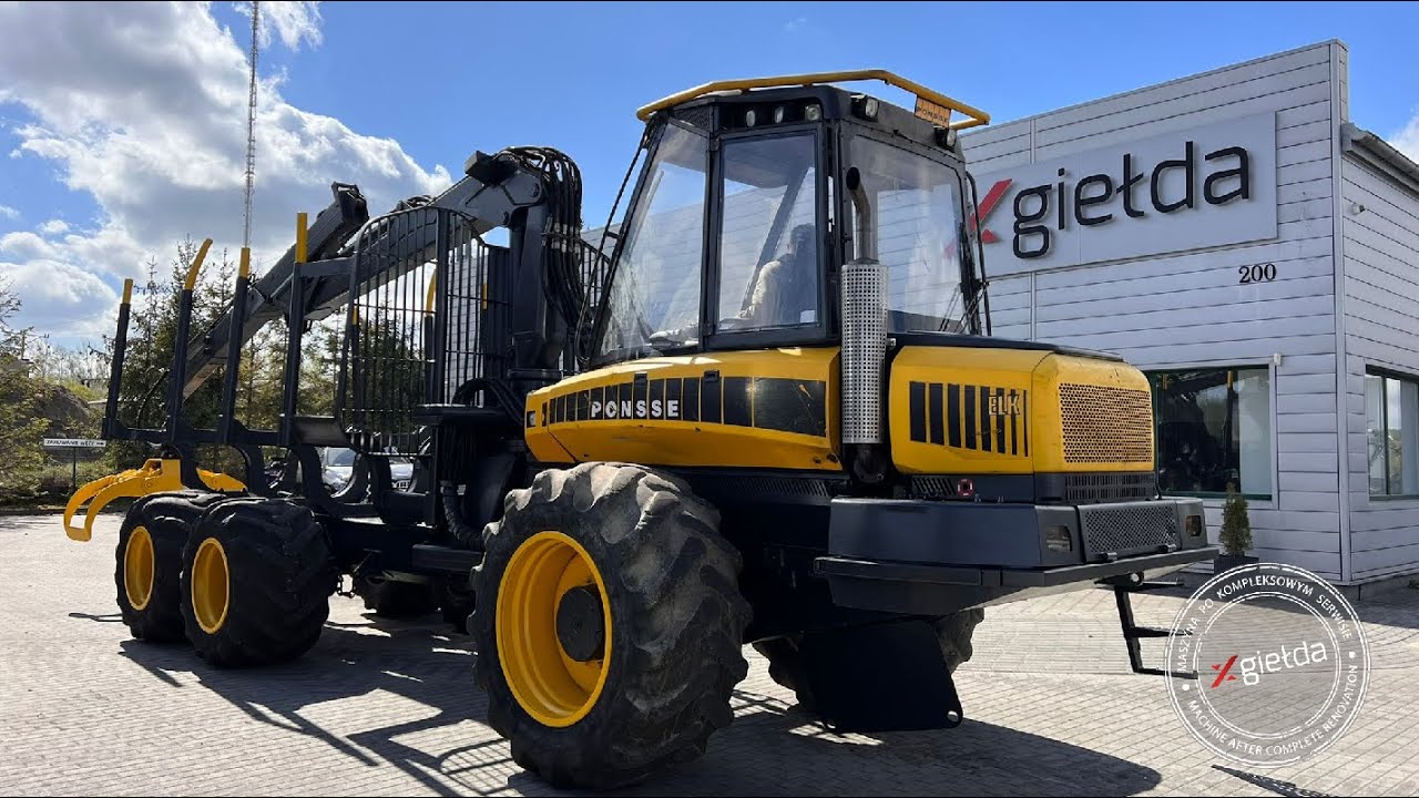 Forwarder Ponsse Elk 6W | 2005 | XGIEŁDA - YouTube