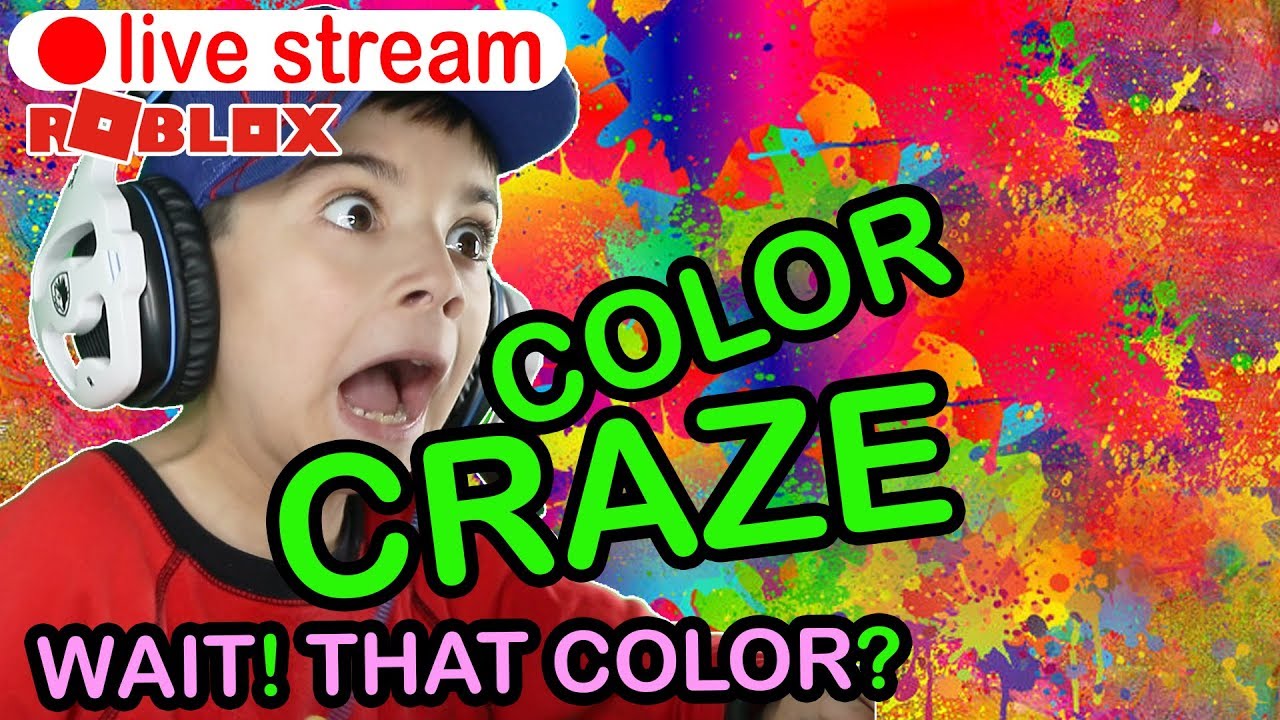 Wait! That Color? LIVESTREAM: Roblox Color Craze! - YouTube