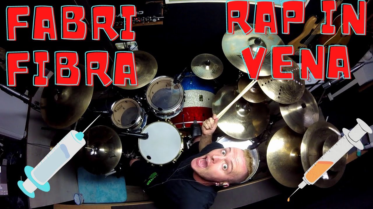 Fabri Fibra- Rap in Vena - Drum Cover - YouTube