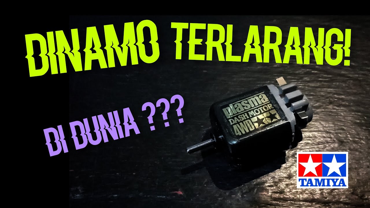TEST KECEPATAN DINAMO PLASMA DASH TAMIYA MINI 4WD - YouTube