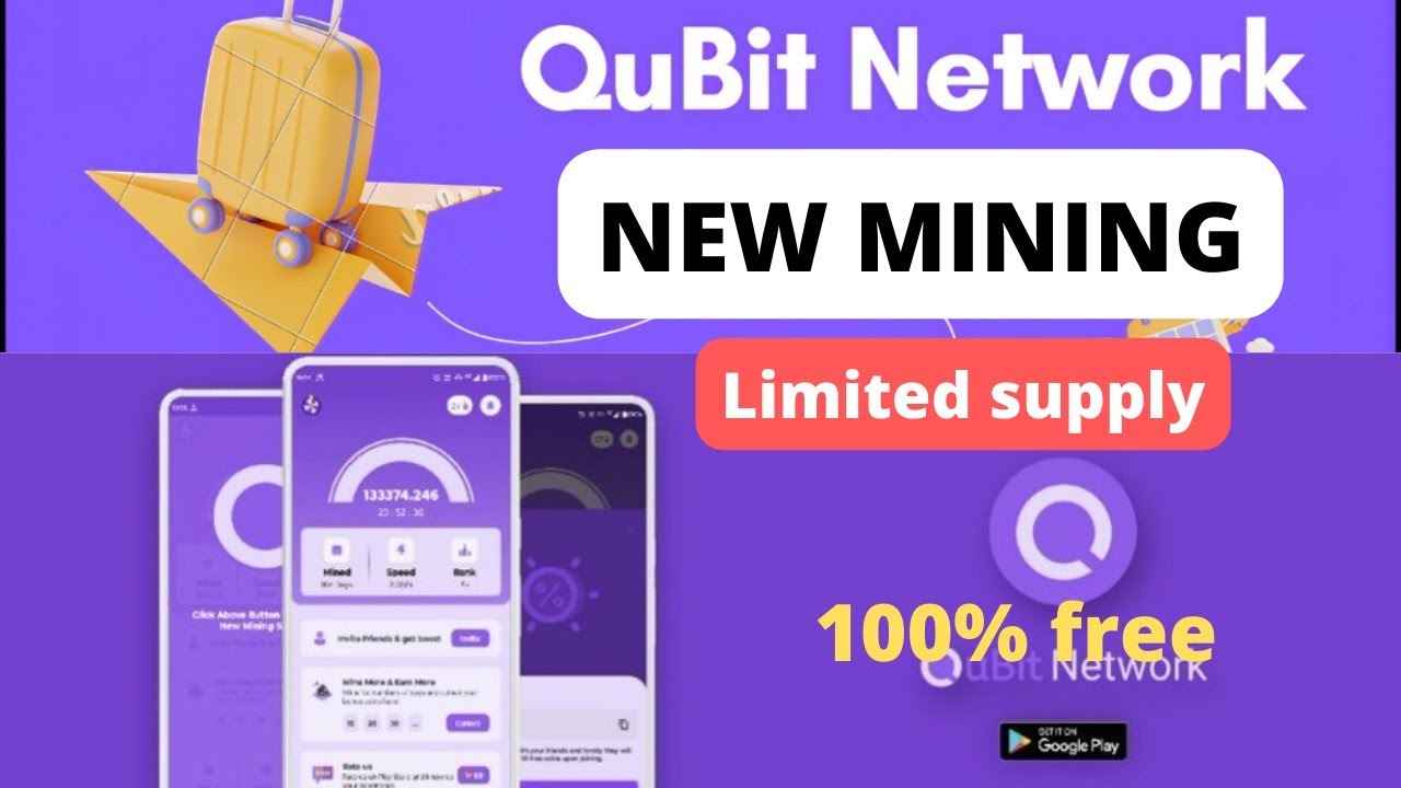 QuBit mining app ll white paper also released ll join & start mining ll - YouTube