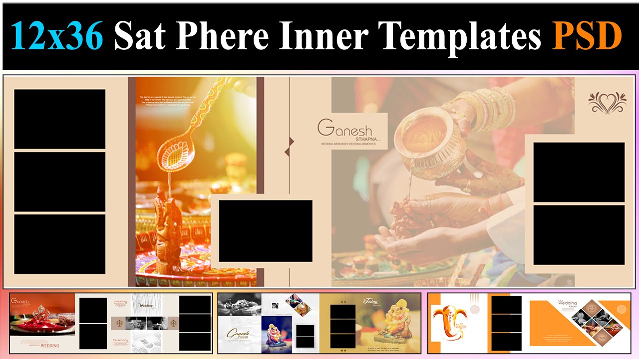 12x36 | sath phere | wedding album design | inner templates psd ...
