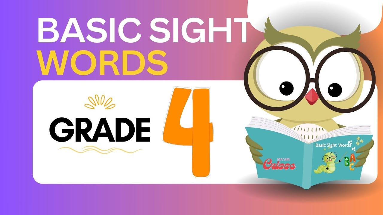 GRADE 4 DOLCH SIGHT WORDS #catchupfriday - YouTube