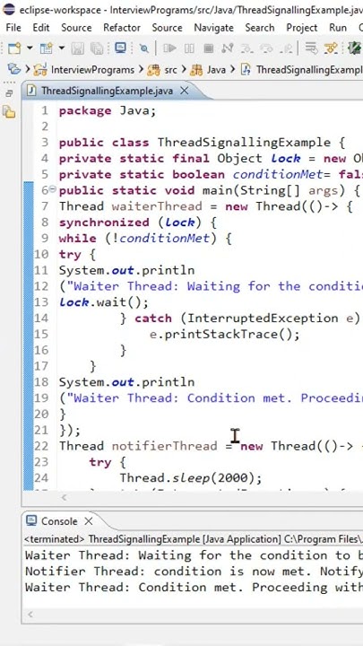 #java Thread Signalling with Wait and Notify Method - YouTube