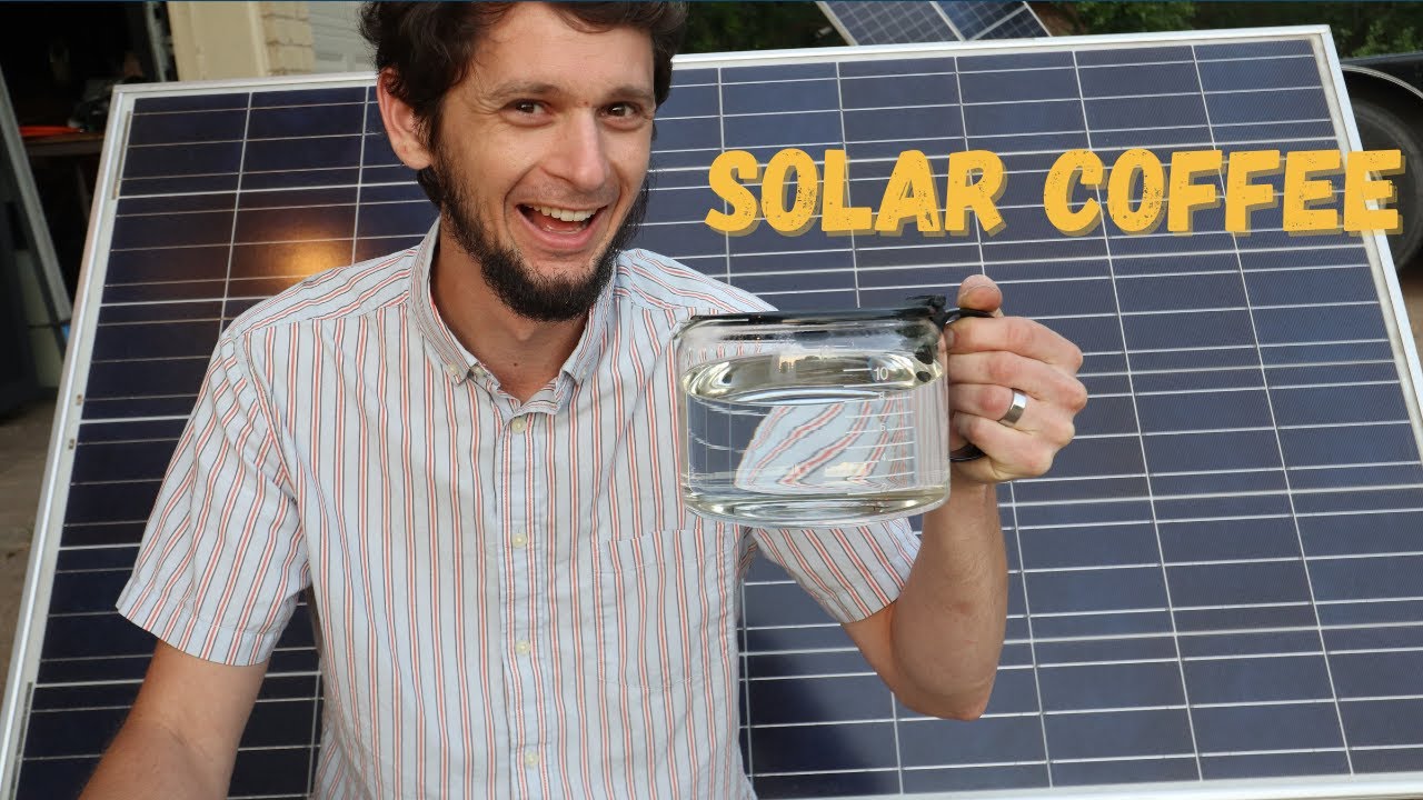 How Much Coffee Can One Used Solar Panel Make? - YouTube