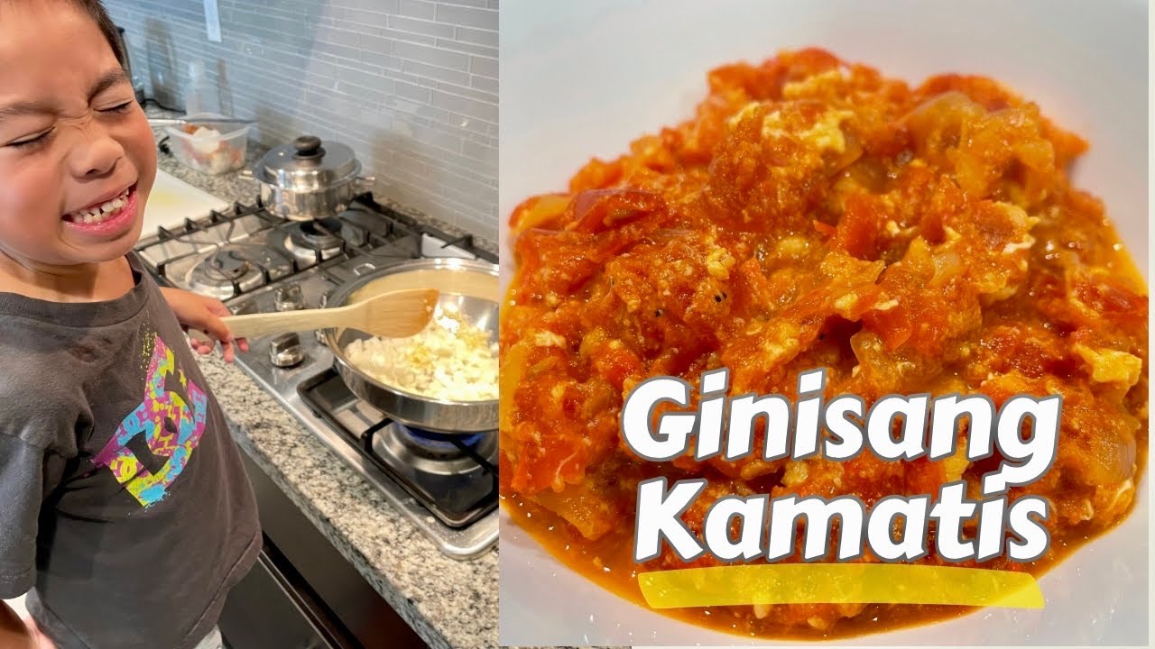 HOW TO COOK GINISANG KAMATIS partner with FRIED FISH by Timothy ...