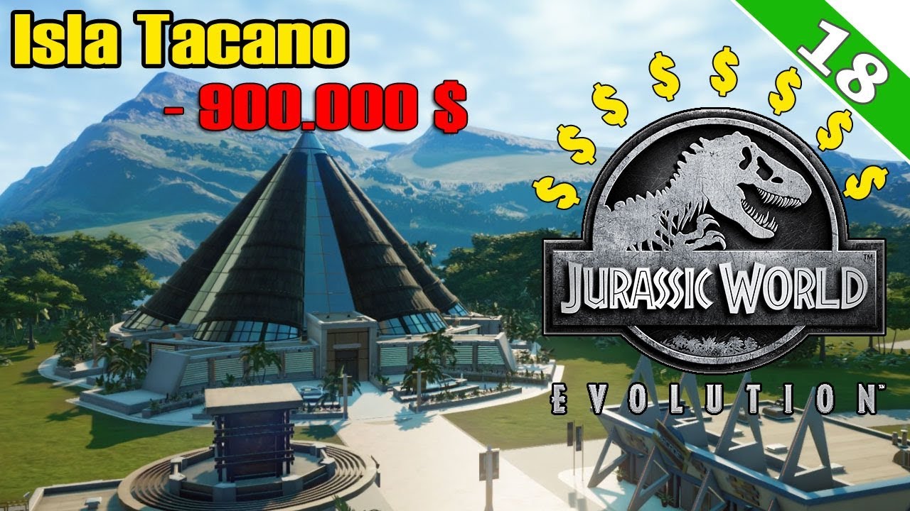 Jurassic World Evolution Isla Tacano Guide | Let's Play Deutsch - YouTube