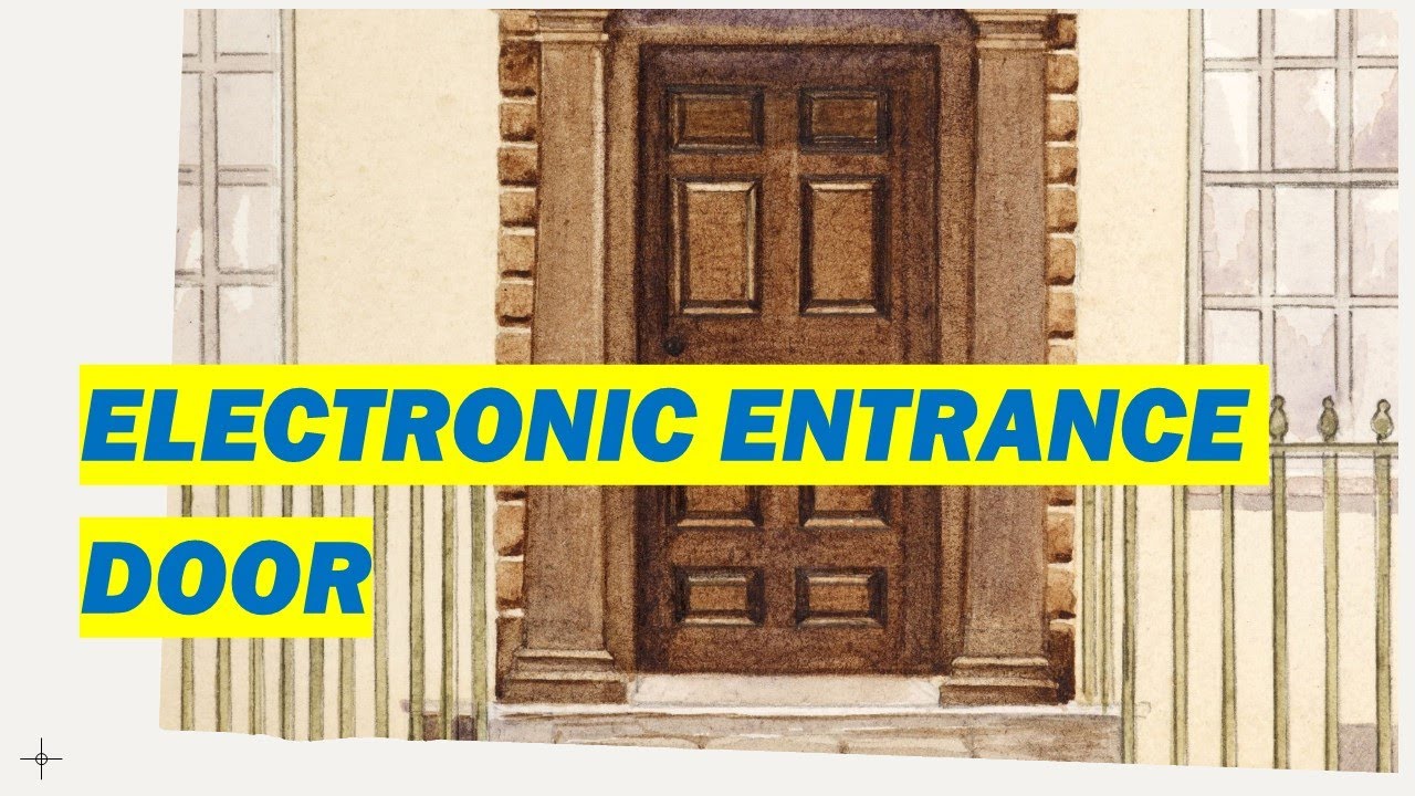 Shopping for an electronic entrance door | Modern Custom Home | Design ...