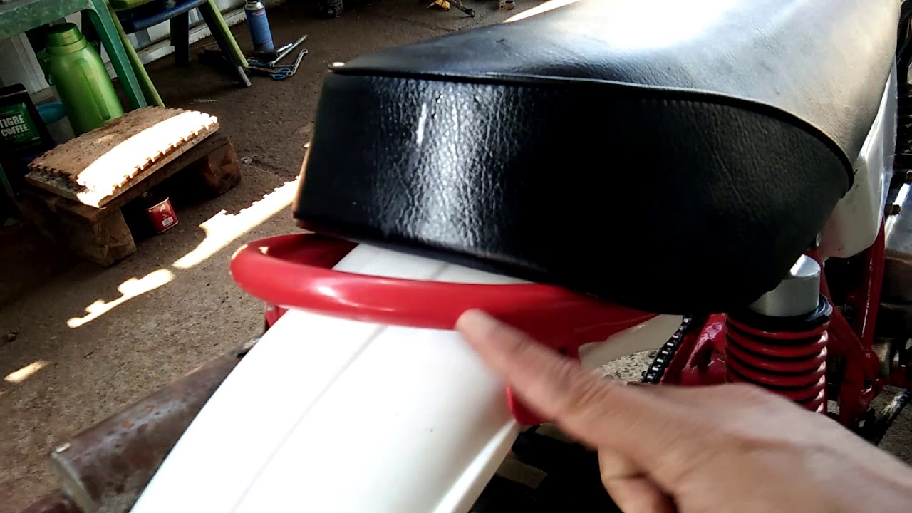 MODIFIKASI MOTOR TRAIL JADUL YAMAHA DT100 ENDURO PAKE MESIN RX KING 135 ...