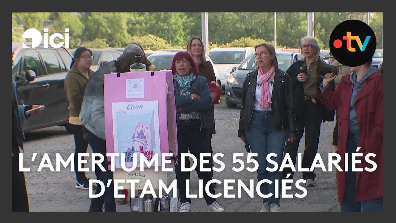 Etam : l’amertume des 55 salariés licenciés - YouTube