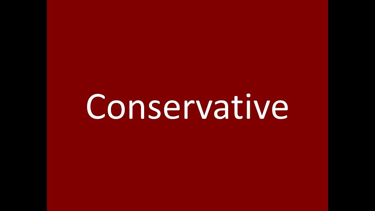Conservative | Visual Dictionary - YouTube
