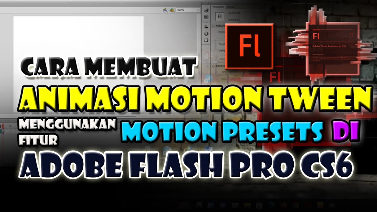 Cara Membuat Animasi Motion Tween Menggunakan Fitur Motion Presets di ...