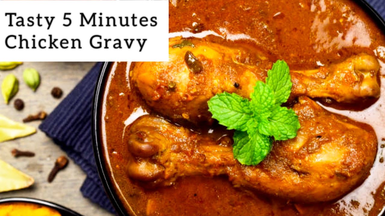 Simple and Delicious Chicken gravy | Only 2 Whistle | Side dish For ...