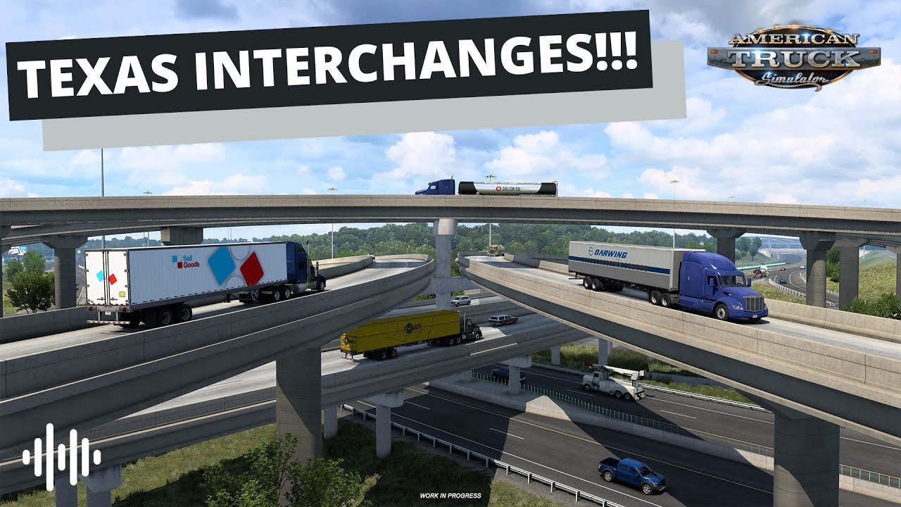 TEXAS DLC - INTERCHANGES & BRIDGES!!! | American Truck Simulator (ATS ...