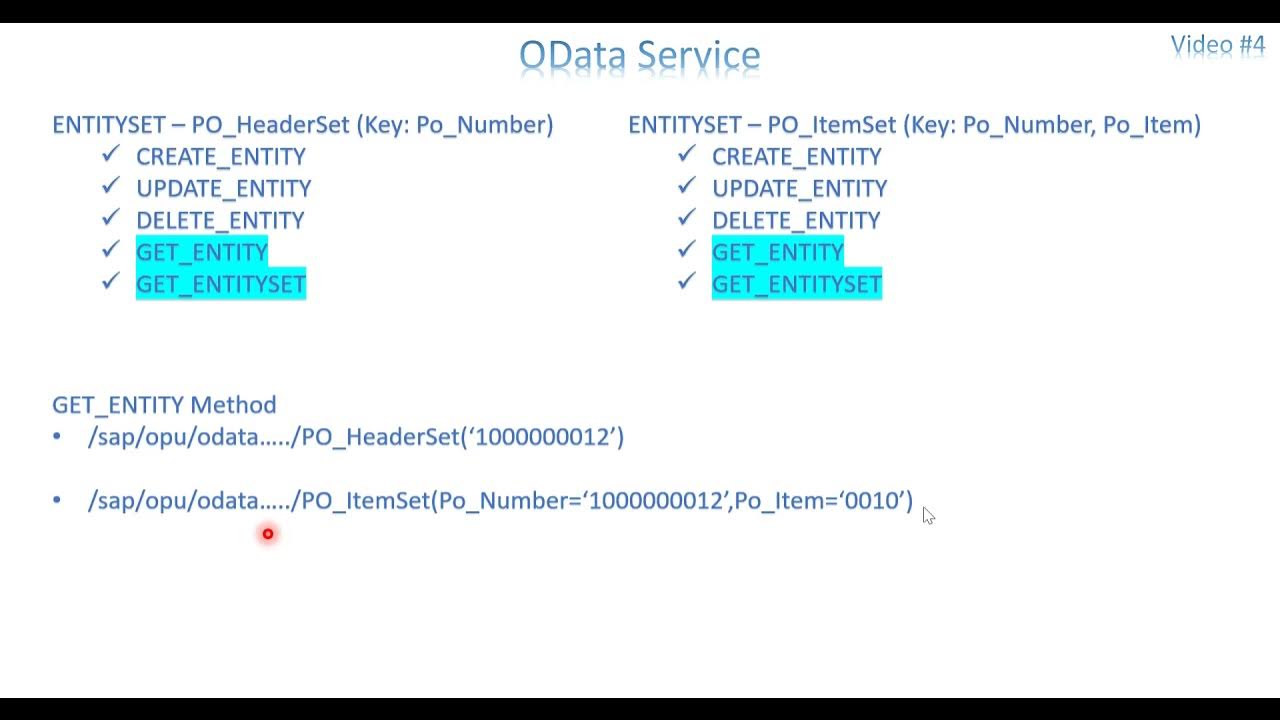 Video 4: OData Service - Association & Navigation - YouTube