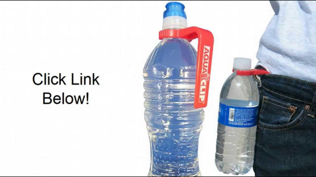 Aquaclip Water Bottle Holder on Amazon.com - YouTube