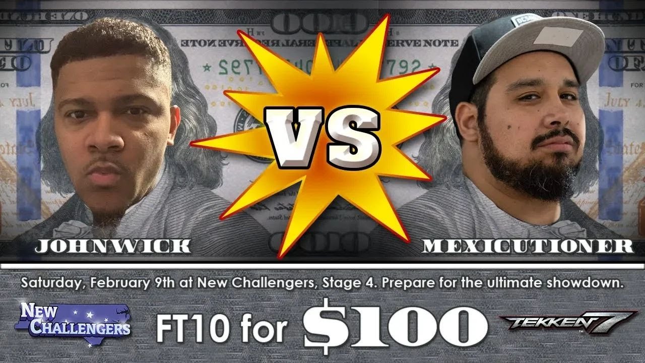 Tekken 7 - Money Match - John Wick vs Mexicutioner - YouTube