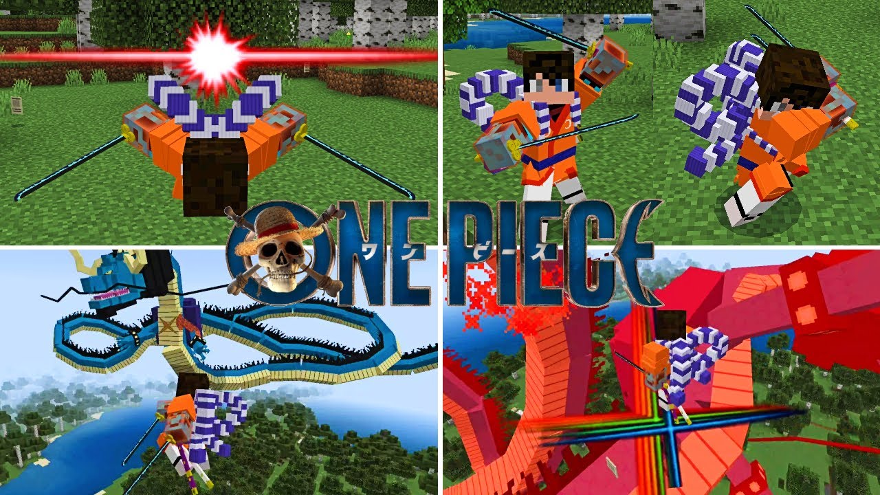 ACTUALIZACION Mejor Addon de ONE PIECE para Minecraft PE || One Piece ...