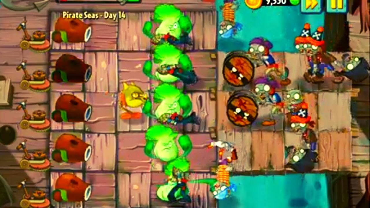 Plants vs Zombies | Pirate Seas Day 13-14 I Plants vs all Zombies ...
