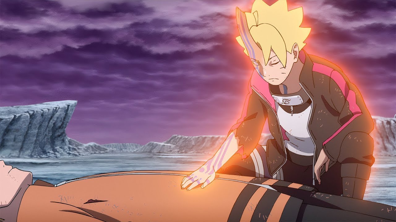 Boruto Momoshiki Steals Naruto's Chakra Boruto Momoshiki Possession ...