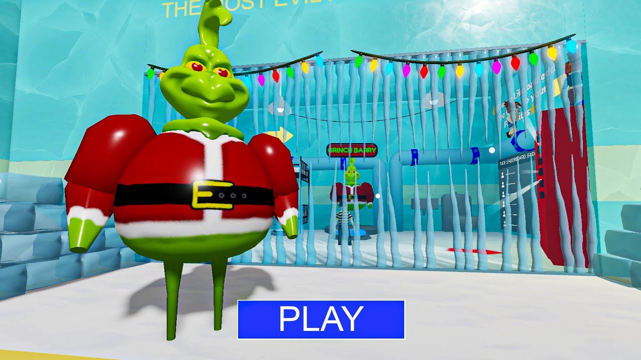 ESCAPE GRINCH BARRY'S PRISON RUN !!! FULL GAMEPLAY - YouTube