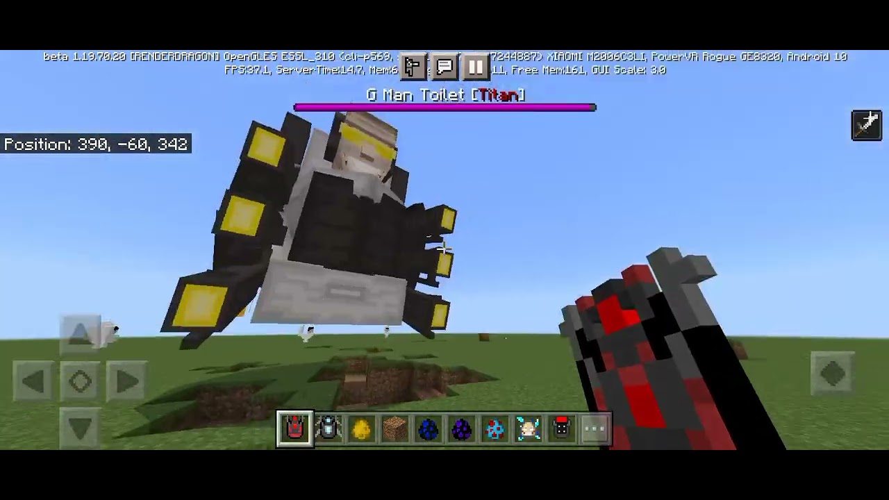 G -man Vs tri -titans(minecraft) - YouTube