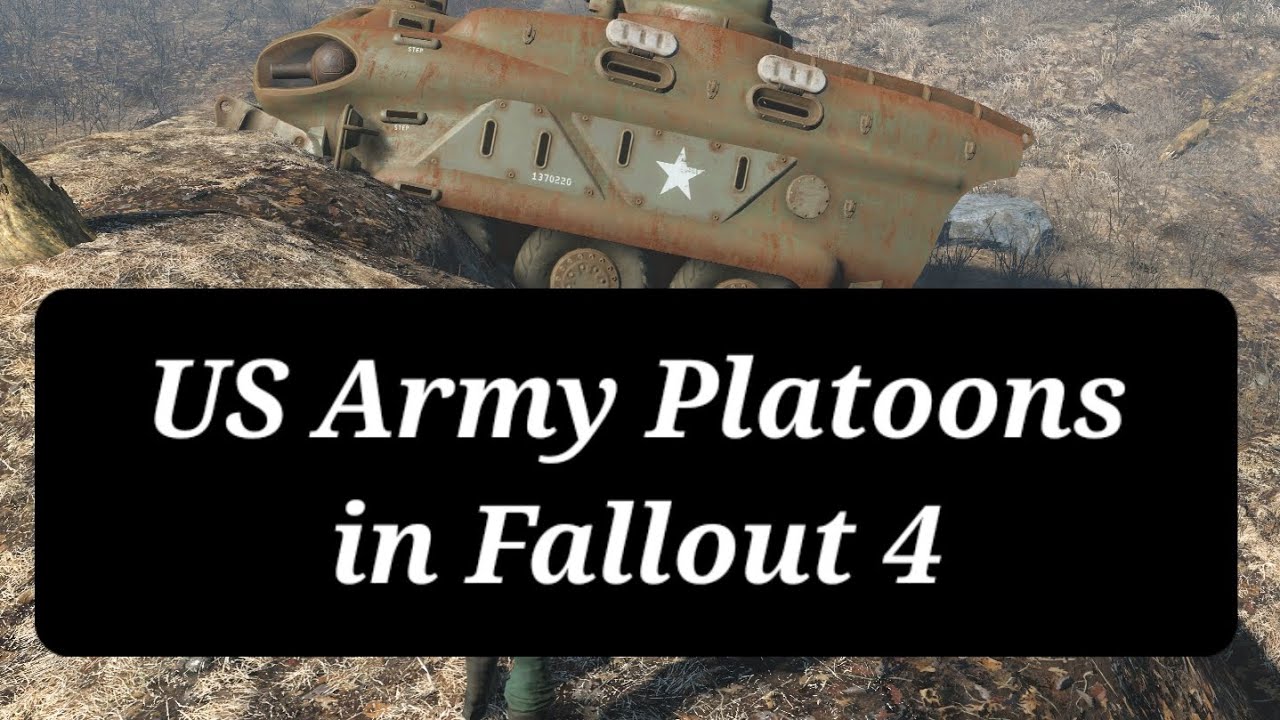 US Army platoons in Fallout 4 - YouTube