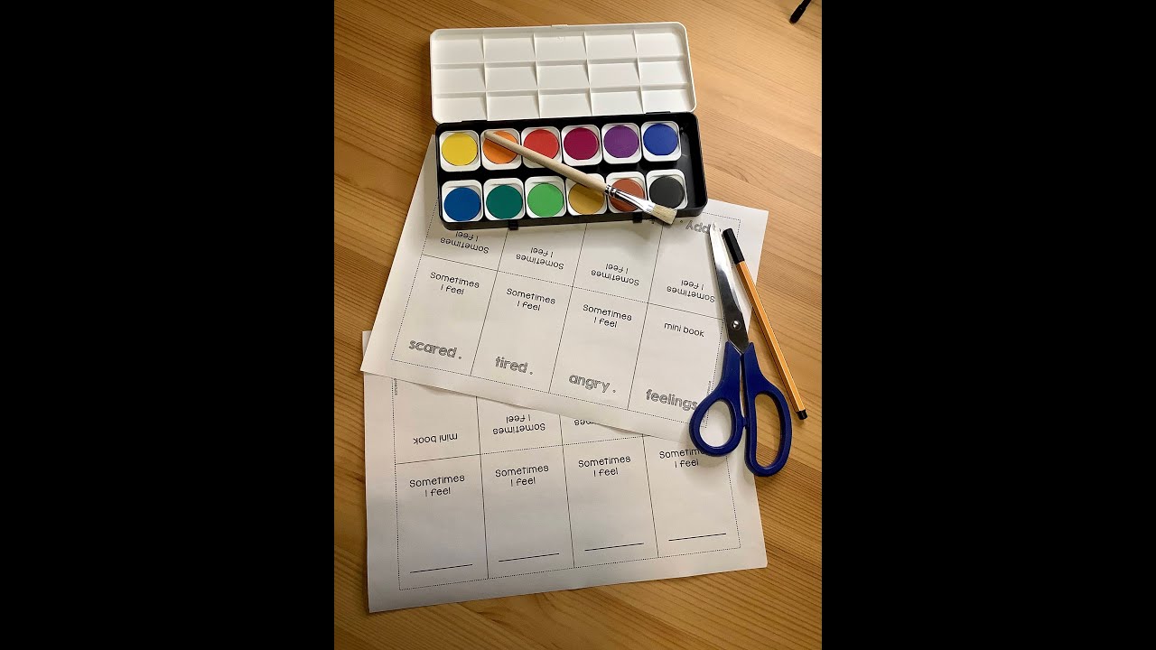 Feelings - mini book - YouTube