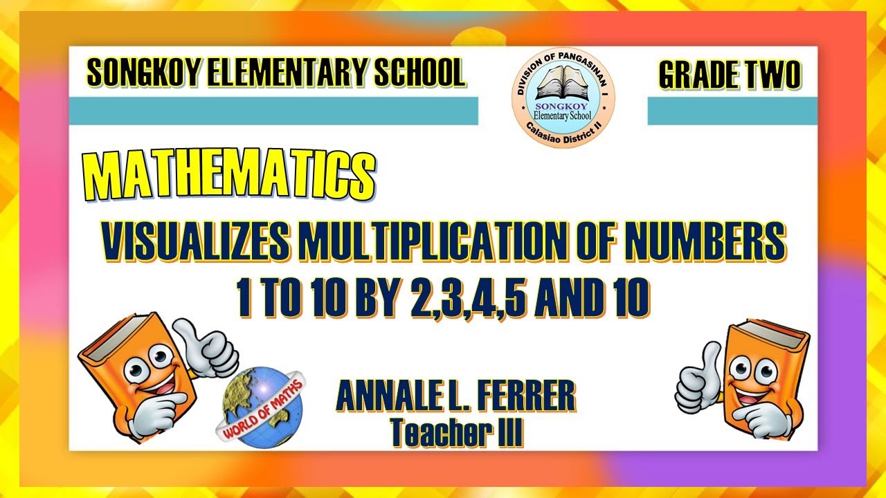 MATH 2 QUARTER 2 WEEK 8 Visualizes Multiplication Of Numbers 1 To 10 By math-2-quarter-2-week-8-visualizes-multiplication-of-numbers-1-to-10-by
