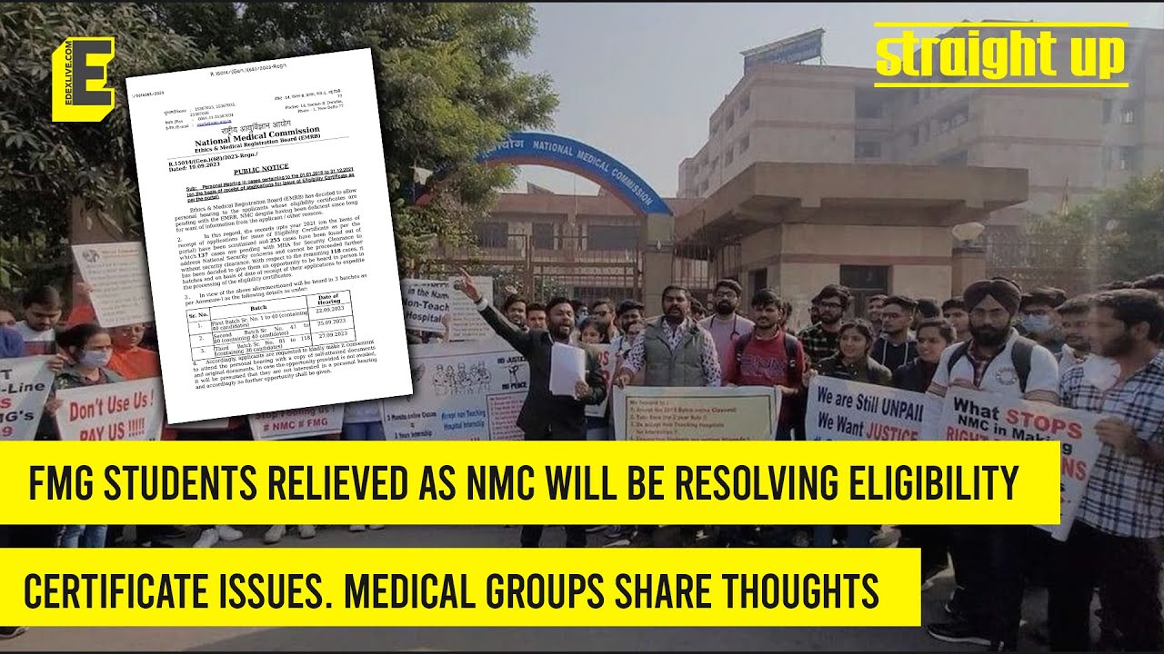 FMG students relieved as NMC will be resolving eligibility certificate ...