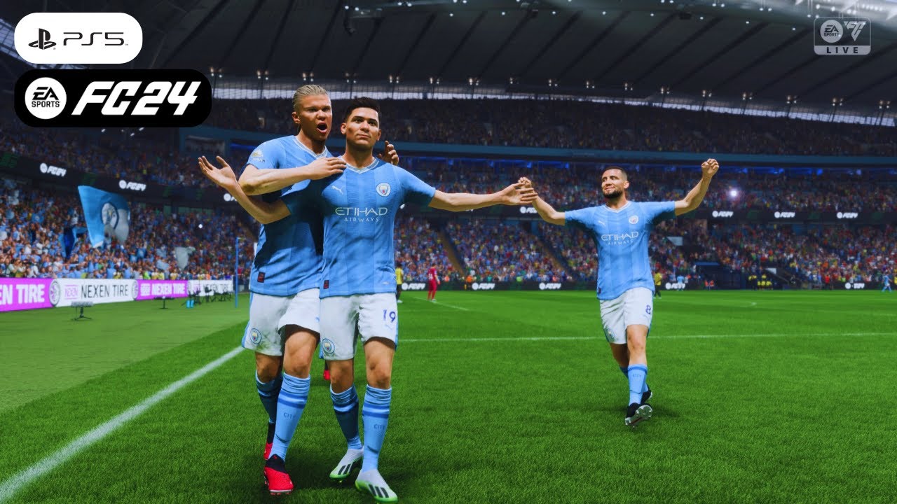 Manchester City vs Borussia Dortmund | FC 24 | PS5™ Gameplay | [4K ...