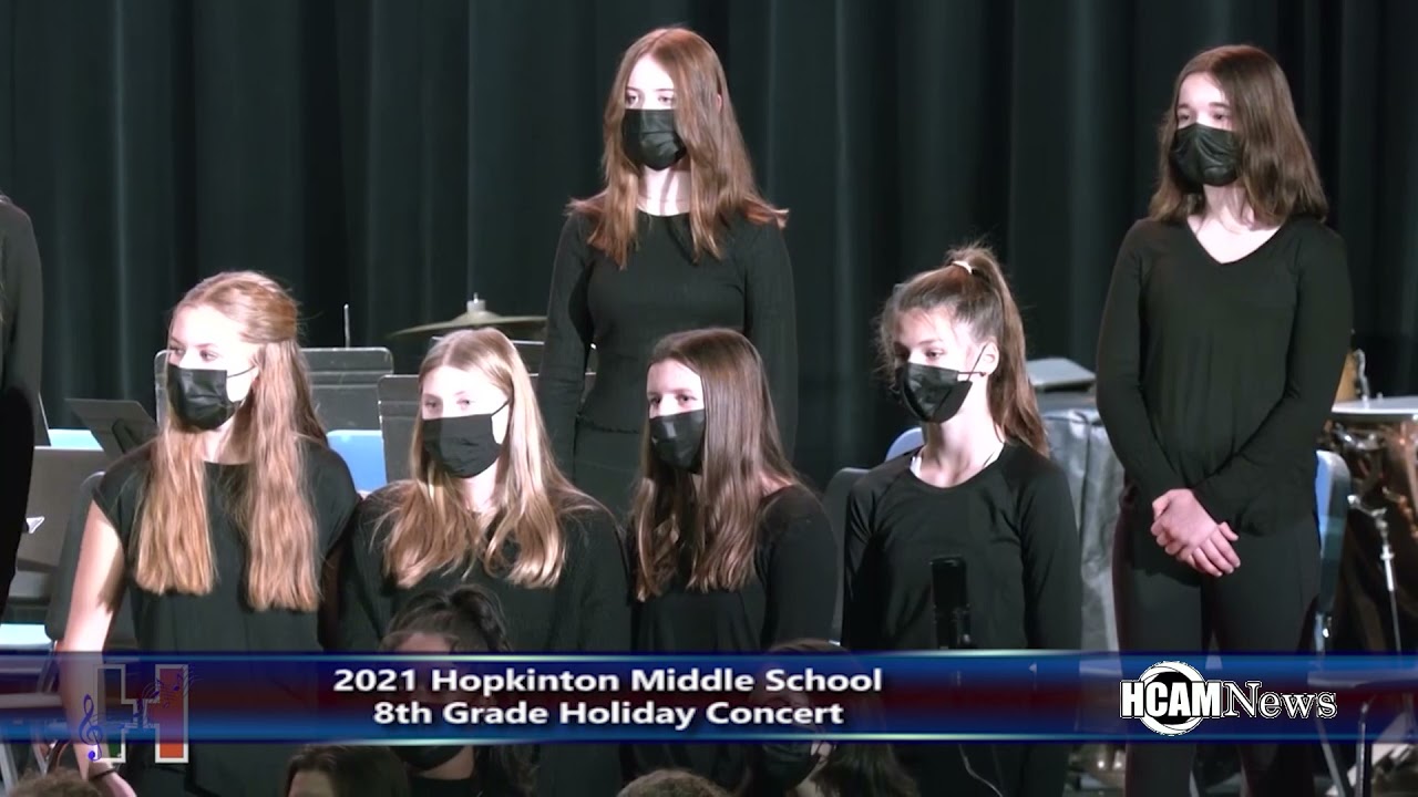 Hopkinton Middle School Hosts 2021 8th Grade December Concert - YouTube