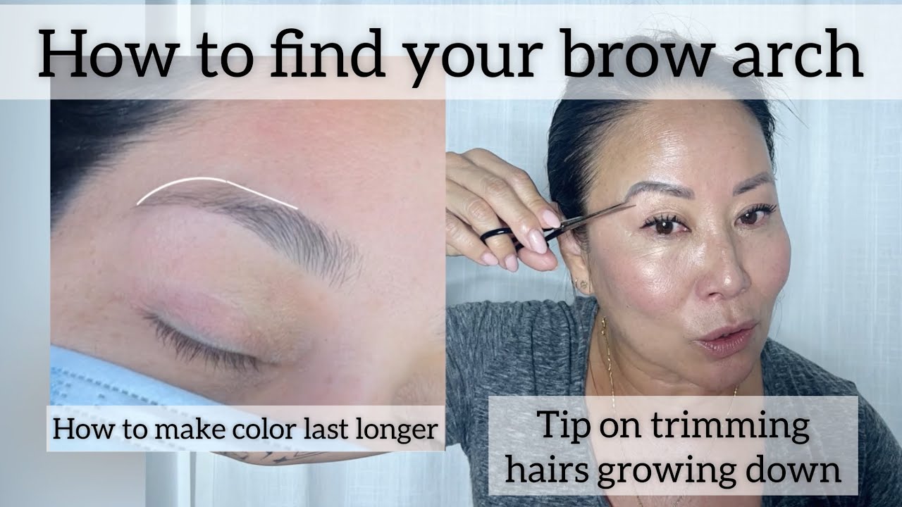 How to find your brow arch - YouTube