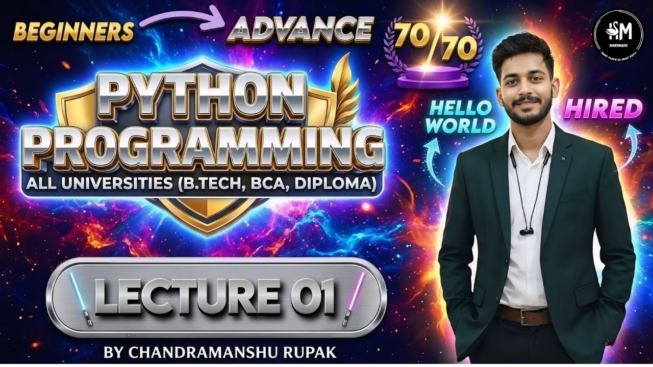 Python Lecture 1 | Introduction, Variables & Identifiers - YouTube